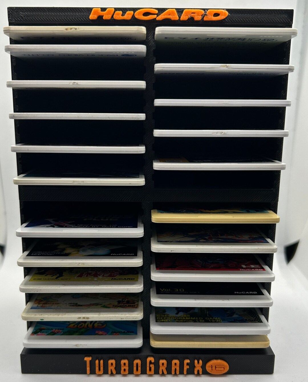 Turbografix 16/PC Engine Hucard Holder (holds 40 Cards) - Etsy