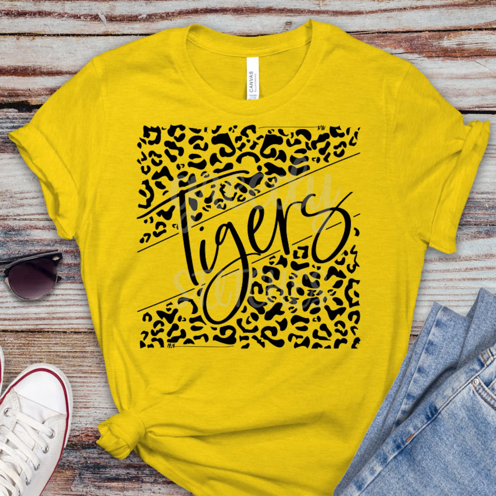 Tigers ADULT Screen Print Transfer | Tigers Mascot Screen Print ...