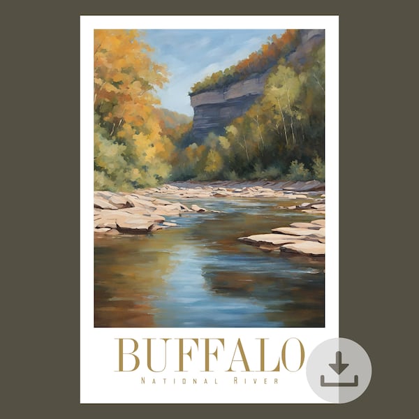 Buffalo National River Poster - Etsy