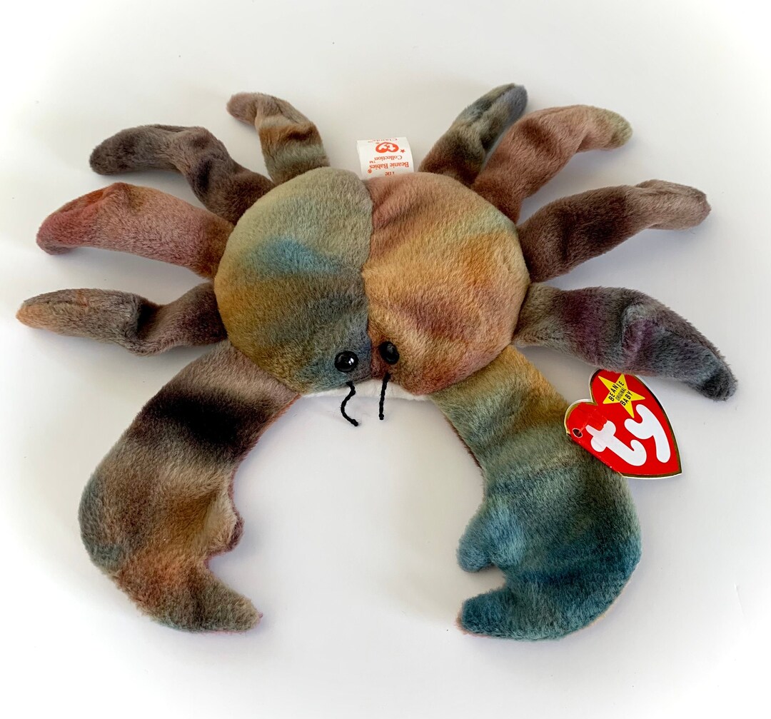 Claude the Crab 4th Gen Hang Tag 5th Gen Tush Tag PVC Beanie Baby - Etsy