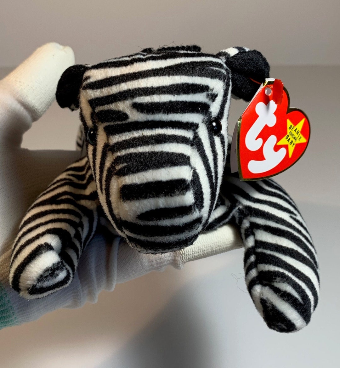 Ziggy the Zebra 4th Gen Hang Tag 4th Gen Tush Tag W/ Sticker PVC Thin ...