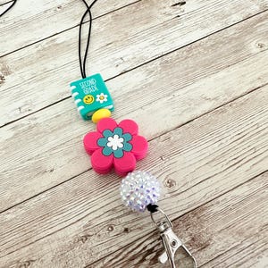 LANYARD Teacher 2nd Grade With Flower - Etsy