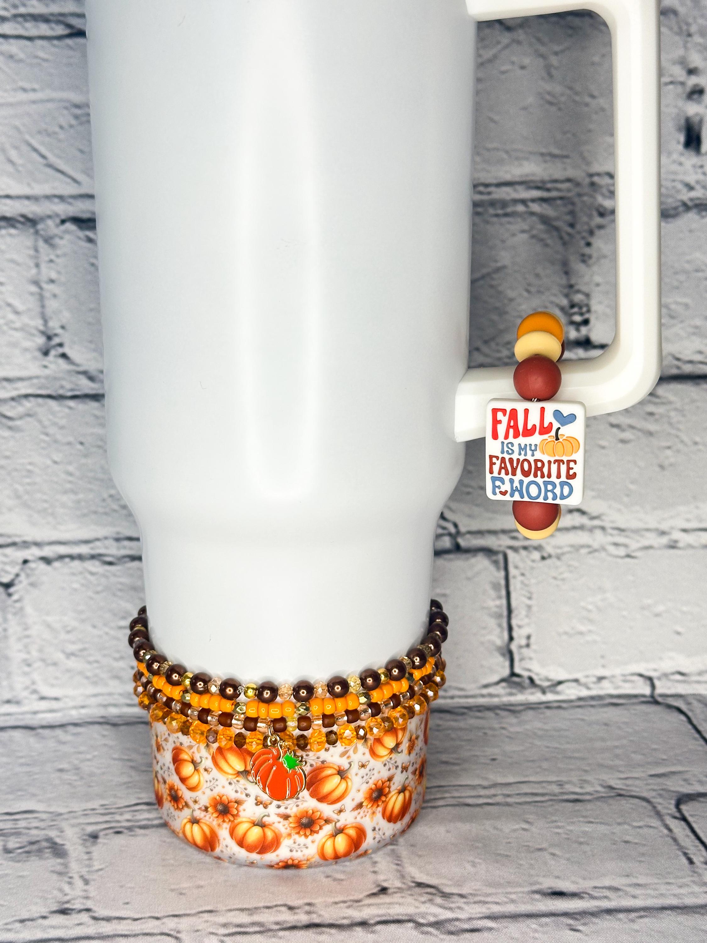 Fall | Cup Charms | Pumpkin | Autumn | Accessorize Your Favorite ...