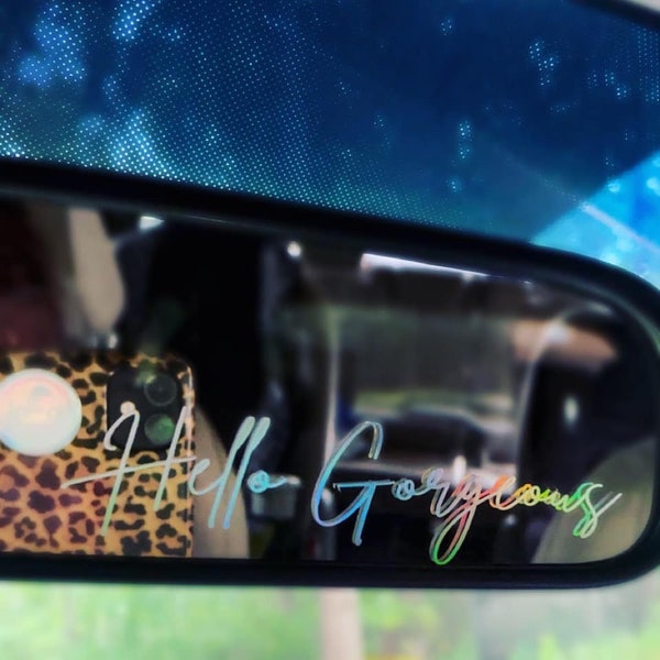 Vanity Mirror Decal - Etsy