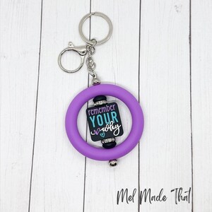 Inspirational/motivational Keychain - Remember Your Why - Be Kind ...