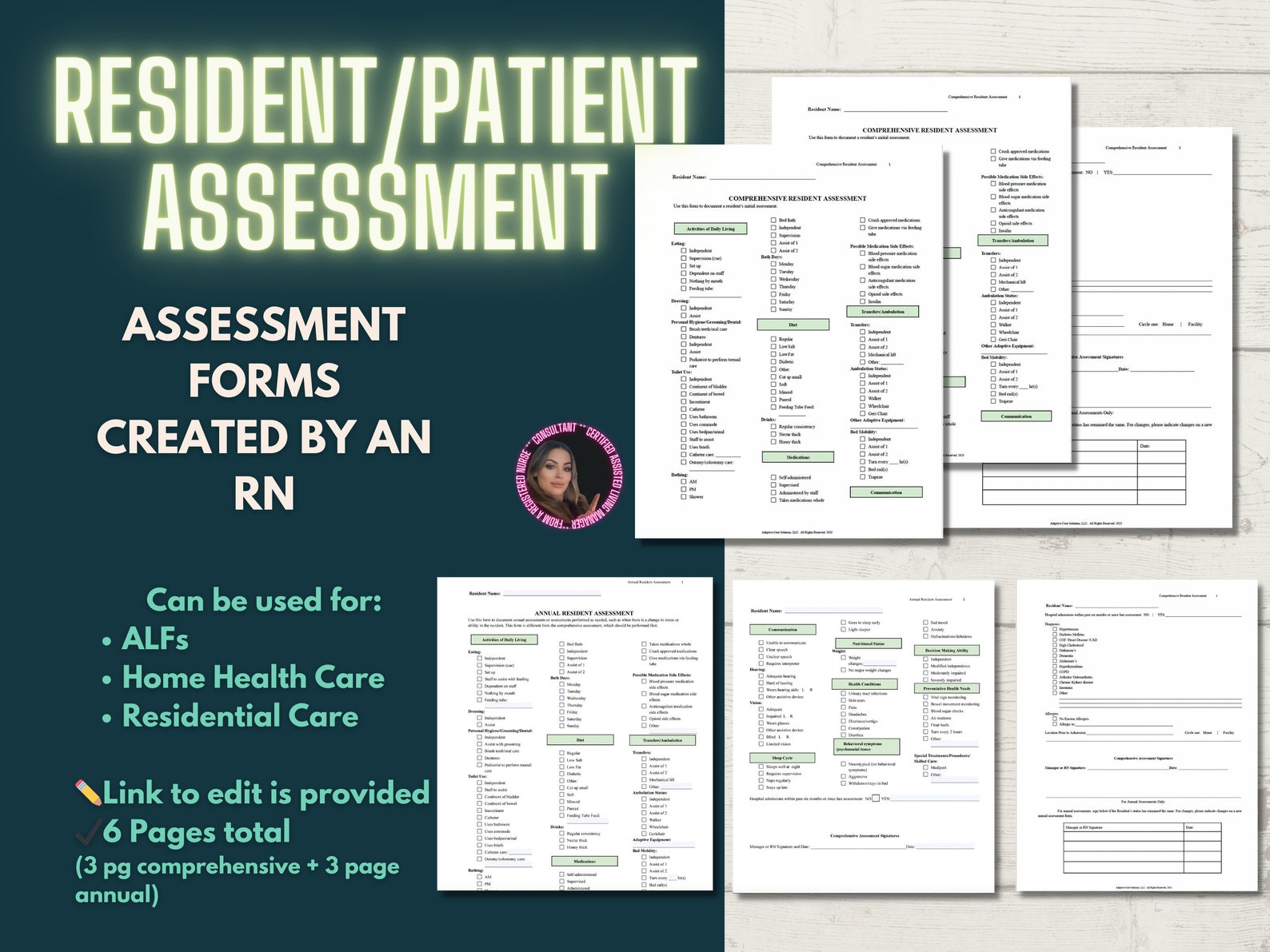 Initial Comprehensive & Annual/as Needed Resident/patient Assessment ...