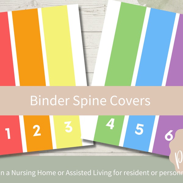 Binder Spine - Etsy