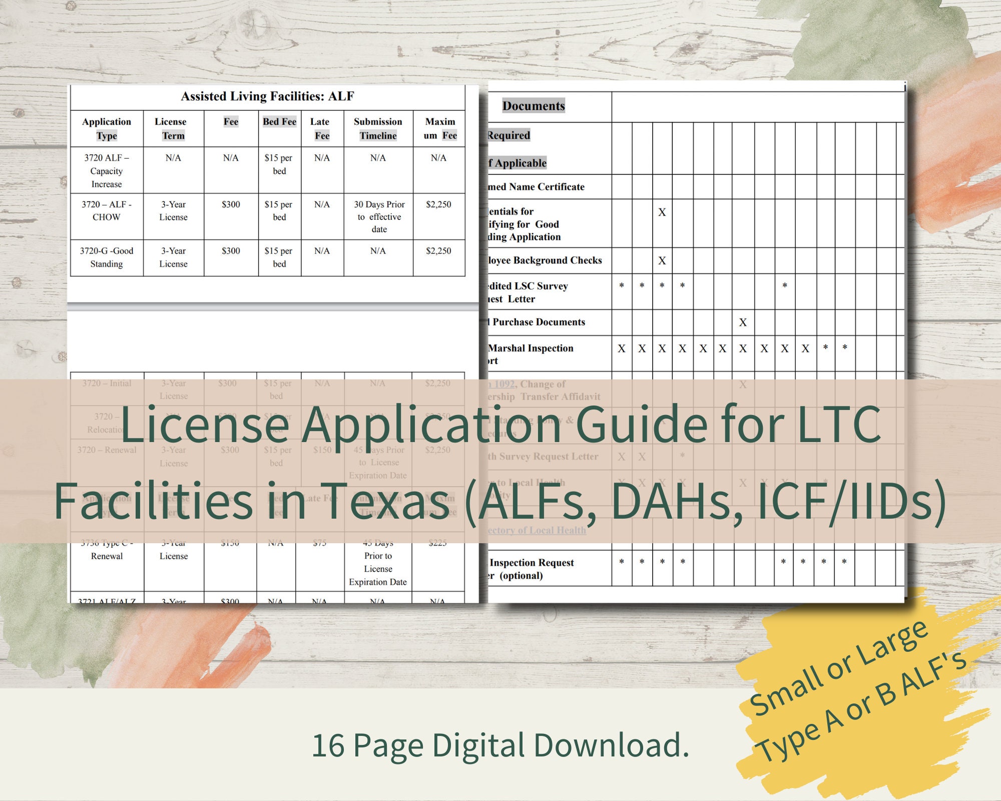 Application Guide for State License to Operate a Long-term Care ...