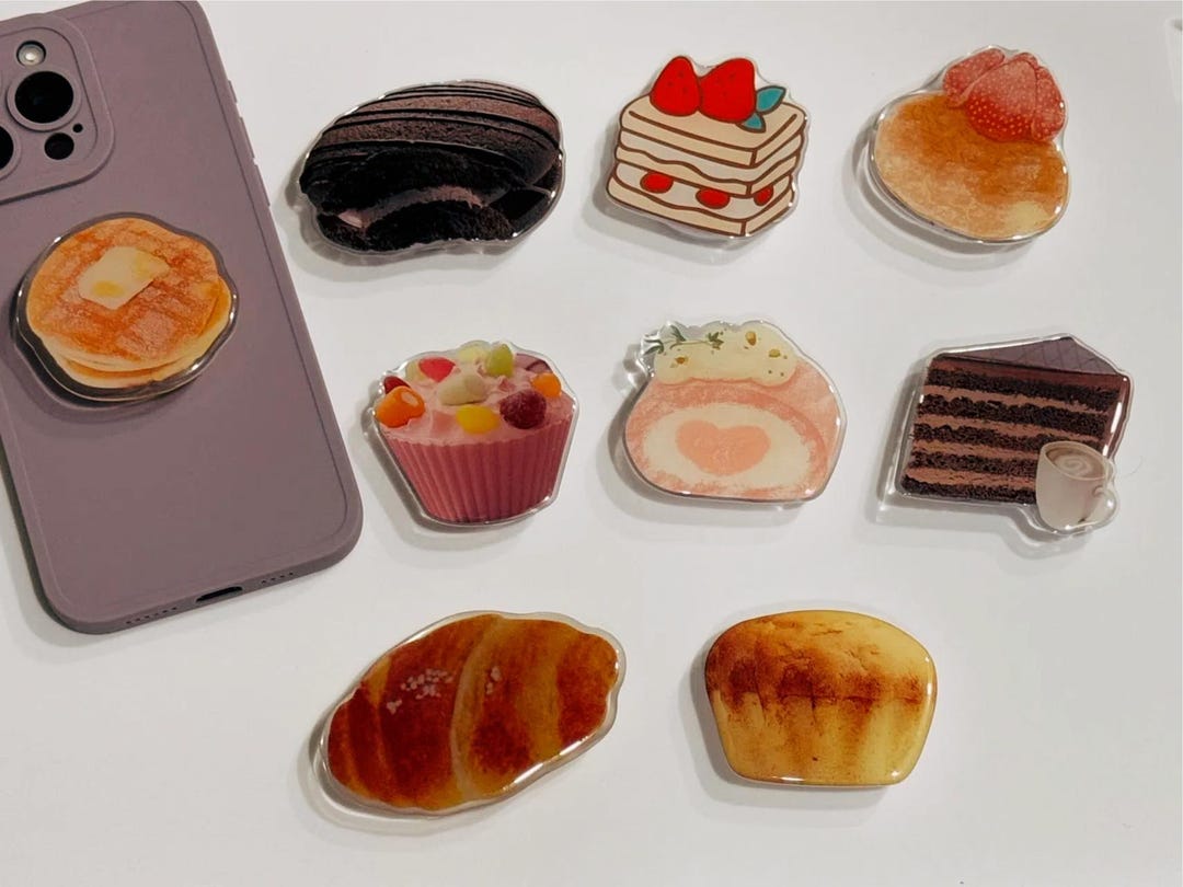 Dessert Phone Grip | Sweet Treat Universal Phone Holder - Etsy