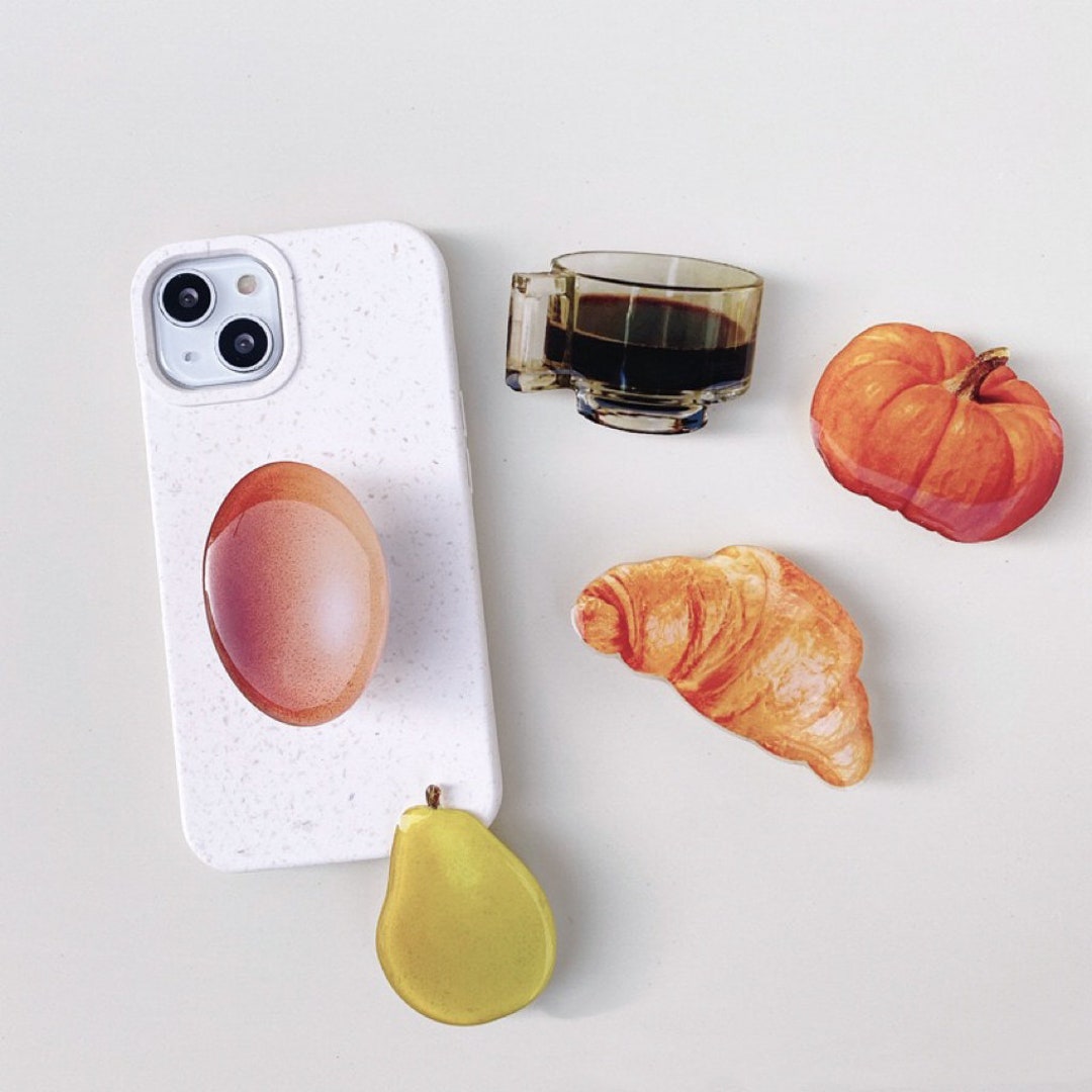 Adorable Phone Grip Holder Bread, Food Design Dessert Phone Grip ...