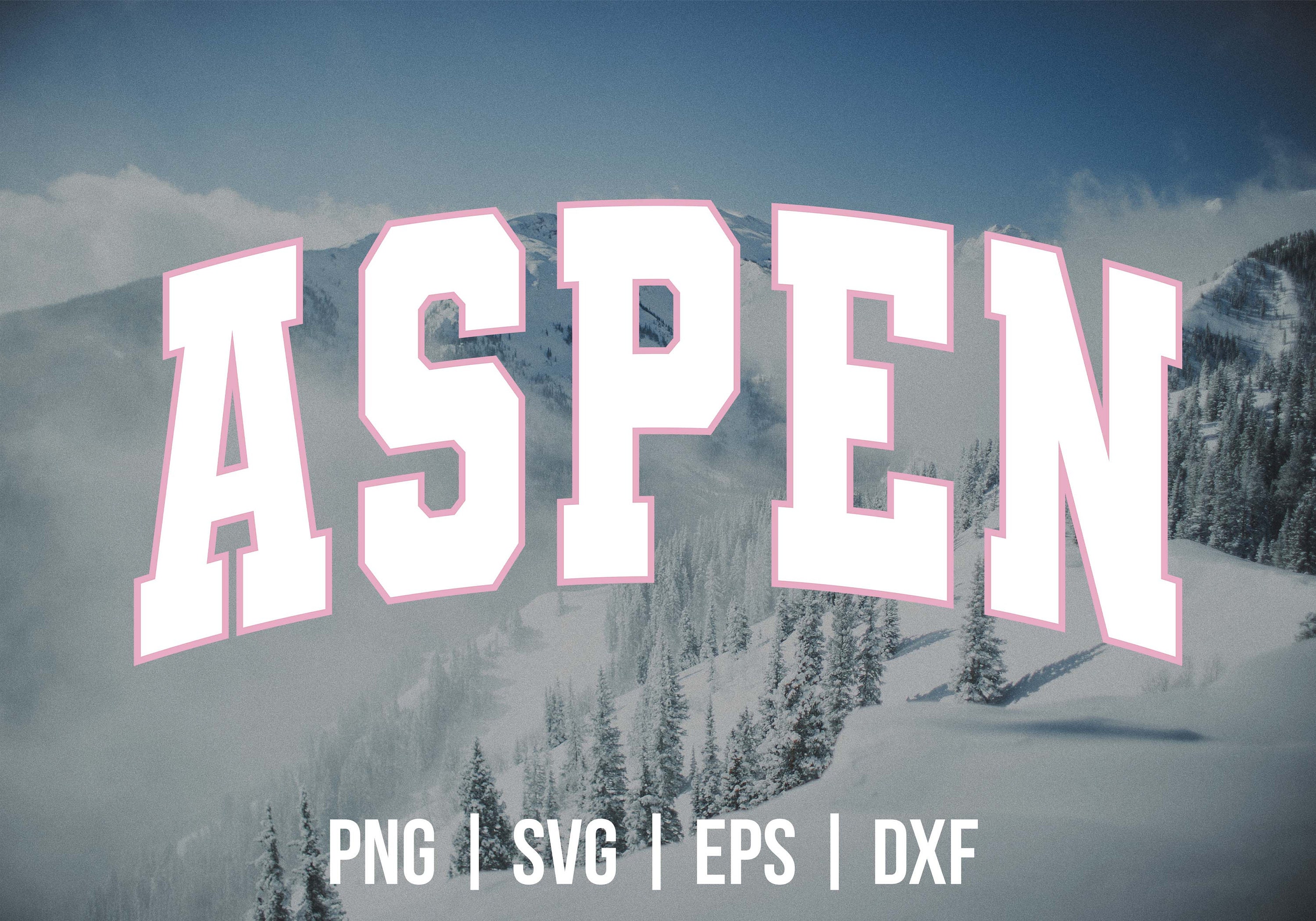 Aspen Colorado SVG, Colorado T Shirt, Mountains Vintage SVG, Letterman ...