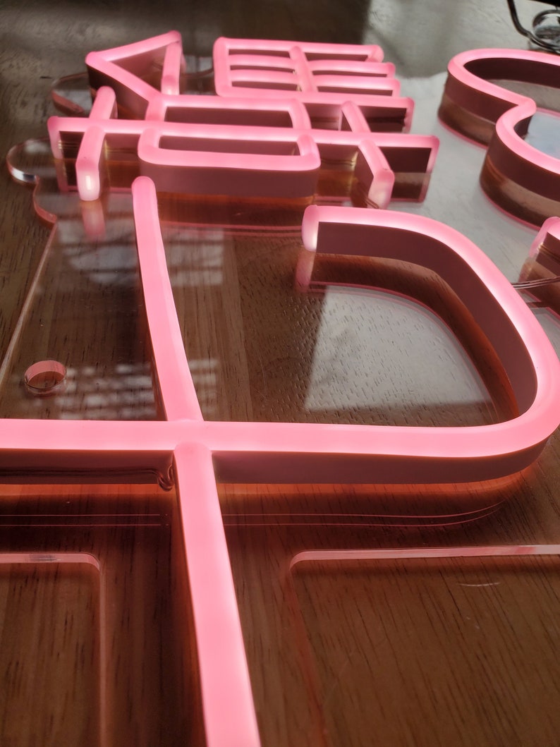 Ariana Grande Made to Order Seven Rings Neon LED Sign - 7 Rings - Etsy
