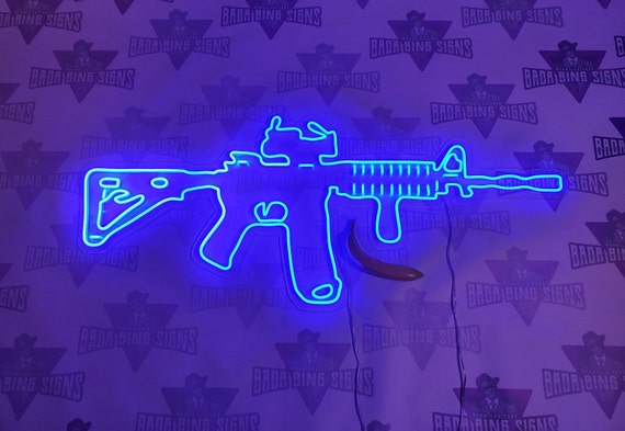 HUGE AR15 Neon LED Sign AR-15 Almost 4 Feet Long | Etsy