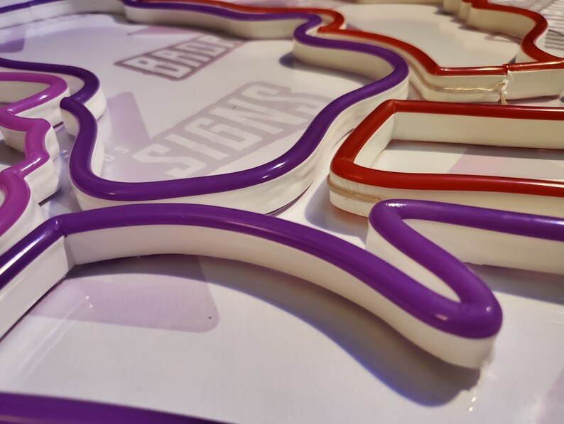 HUGE 40 Sopranos Mafia Inspired Neon LED Sign Group Outline Stugots ...