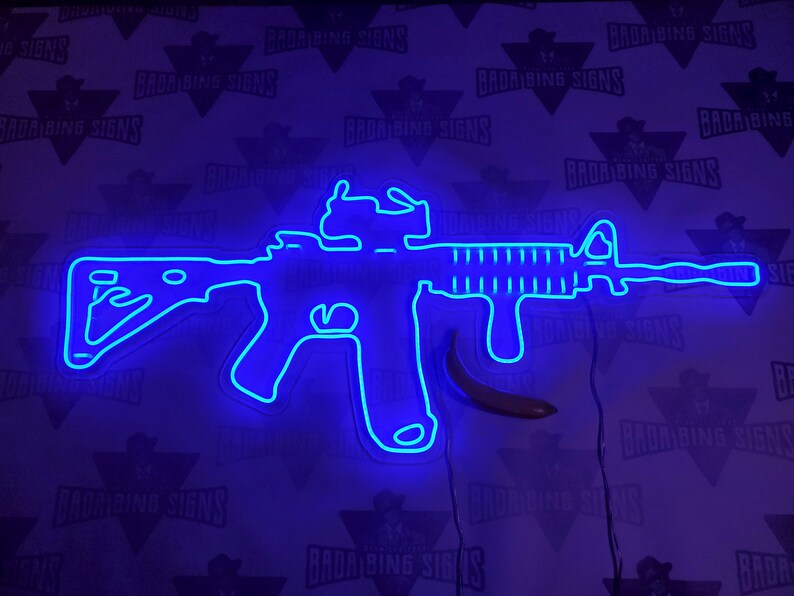 HUGE AR15 Neon LED Sign AR-15 Almost 4 Feet Long - Etsy