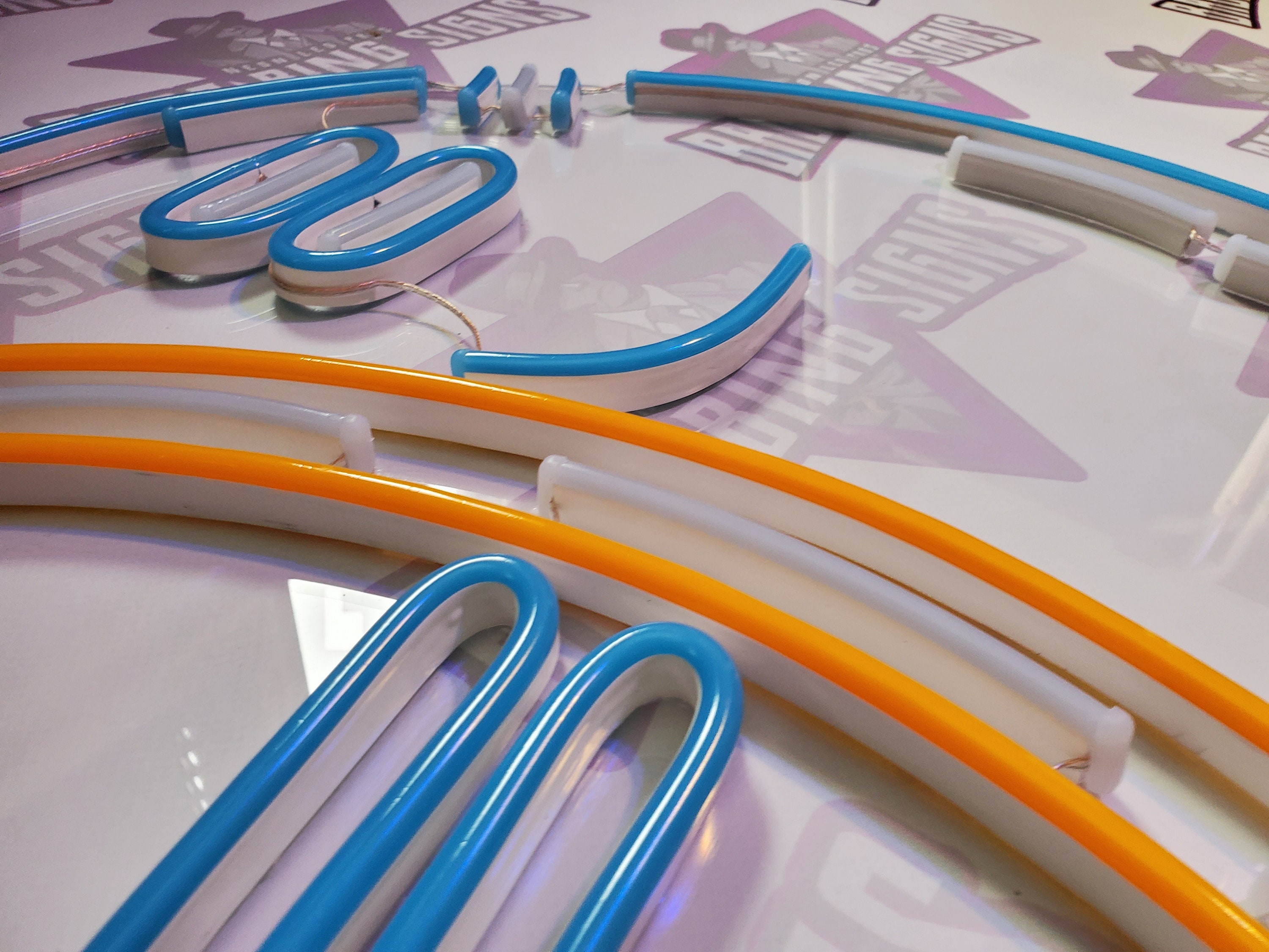 HUGE 4ft Tron Lightcycle Inspired Professional Neon LED Art Sign Flynn ...