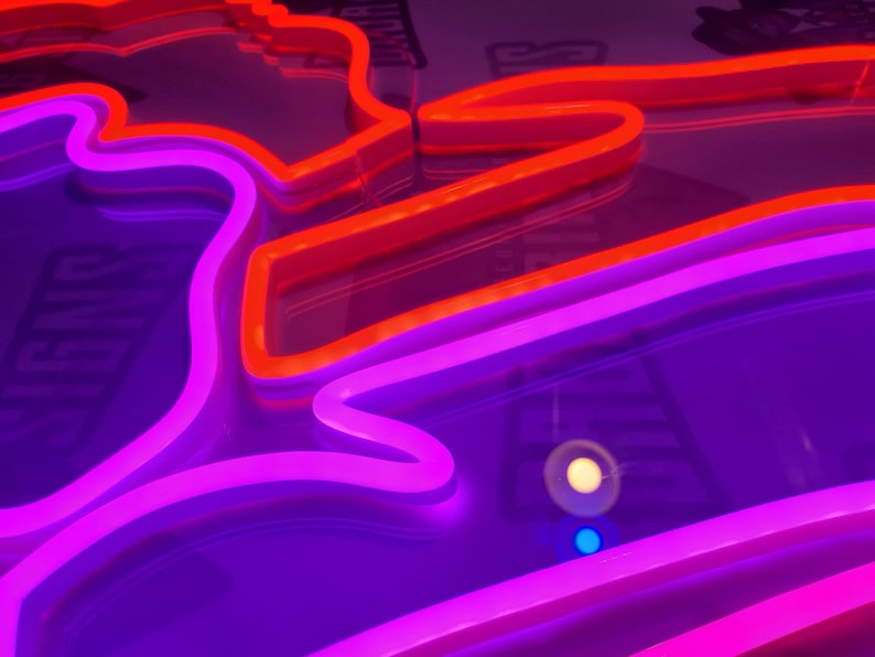 HUGE 40 Sopranos Mafia Inspired Neon LED Sign Group Outline Stugots ...