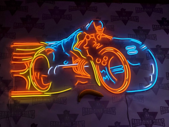 HUGE 4ft Tron Lightcycle Inspired Professional Neon LED Art - Etsy