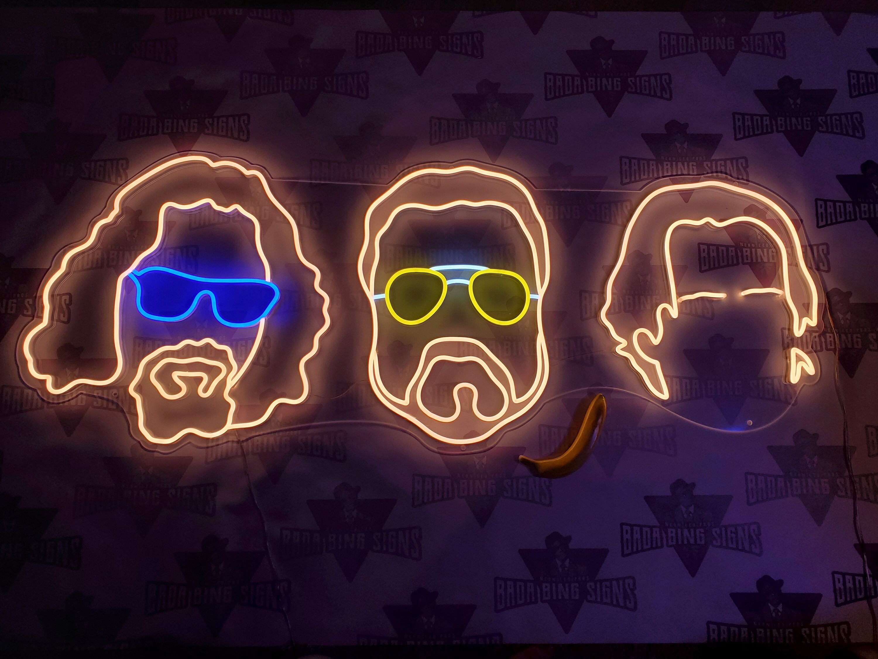 5 Foot the Big Labowski Inspired Neon LED Sign Art the Dude Walter ...