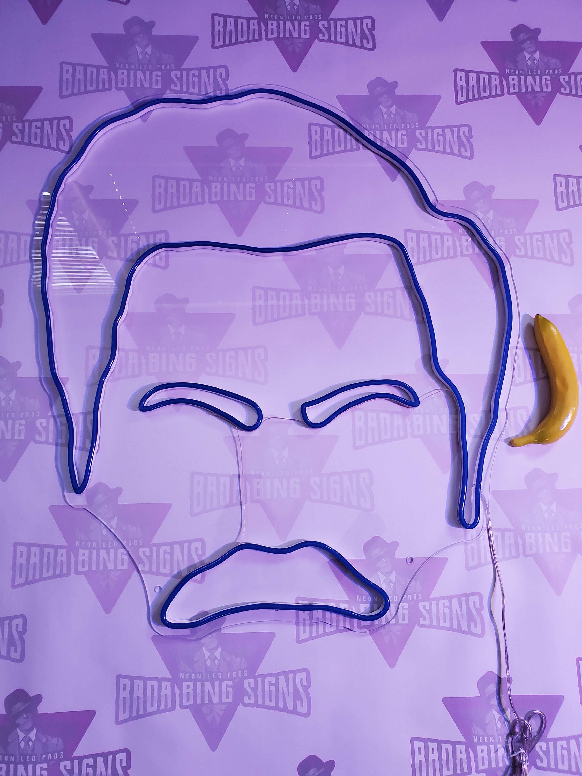 HUGE Ron Swanson Inspired Neon LED Sign Parks and Recreation - Etsy