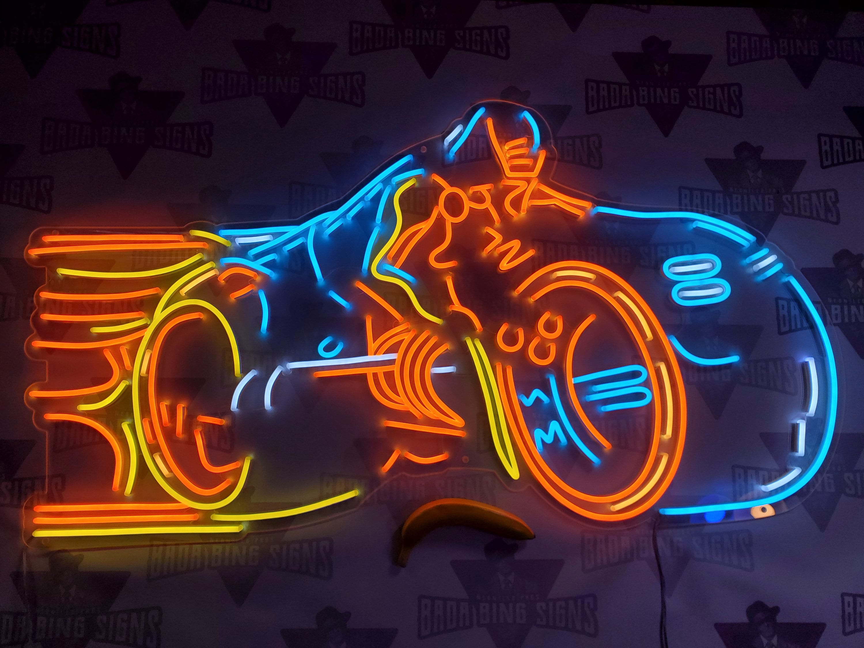 HUGE 4ft Tron Lightcycle Inspired Professional Neon LED Art Sign Flynn ...