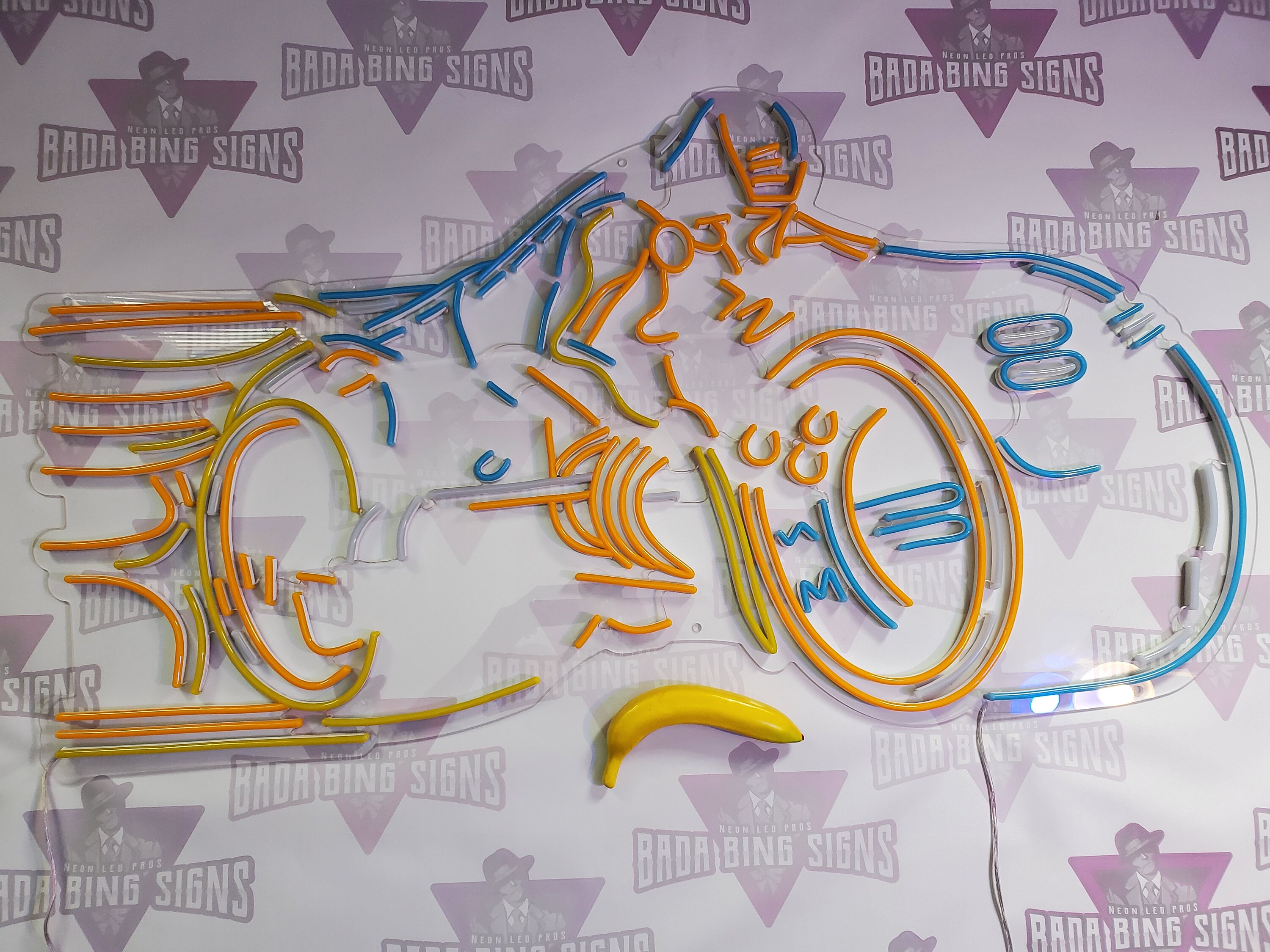 HUGE 4ft Tron Lightcycle Inspired Professional Neon LED Art Sign Flynn ...