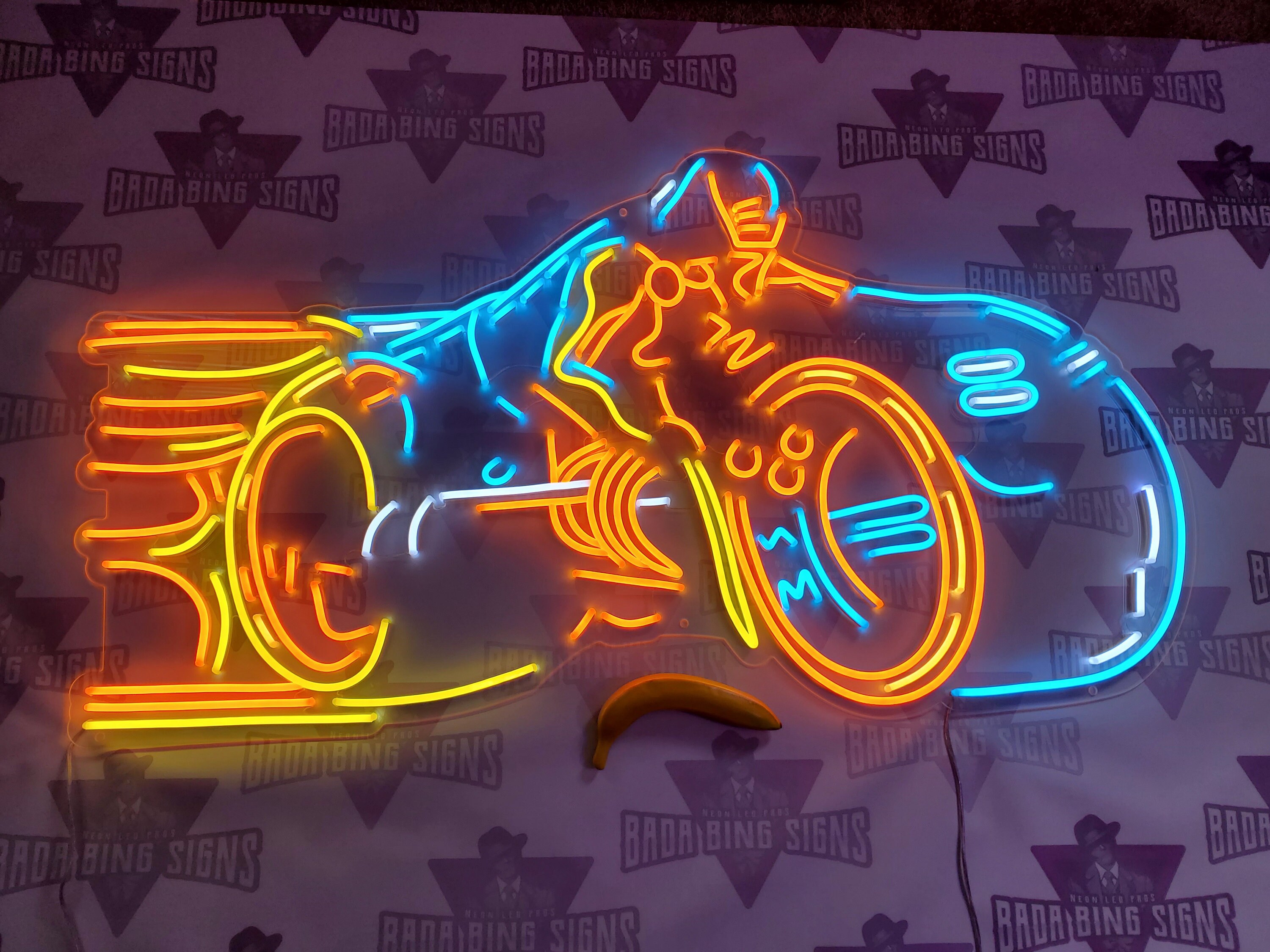HUGE 4ft Tron Lightcycle Inspired Professional Neon LED Art Sign Flynn ...