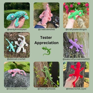 Crochet PATTERN No Sew Lizard Small Easy Beginner Crochet Pattern ...