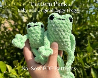 Chunky Leggy Frog No Sew PDF Pattern Only - Etsy