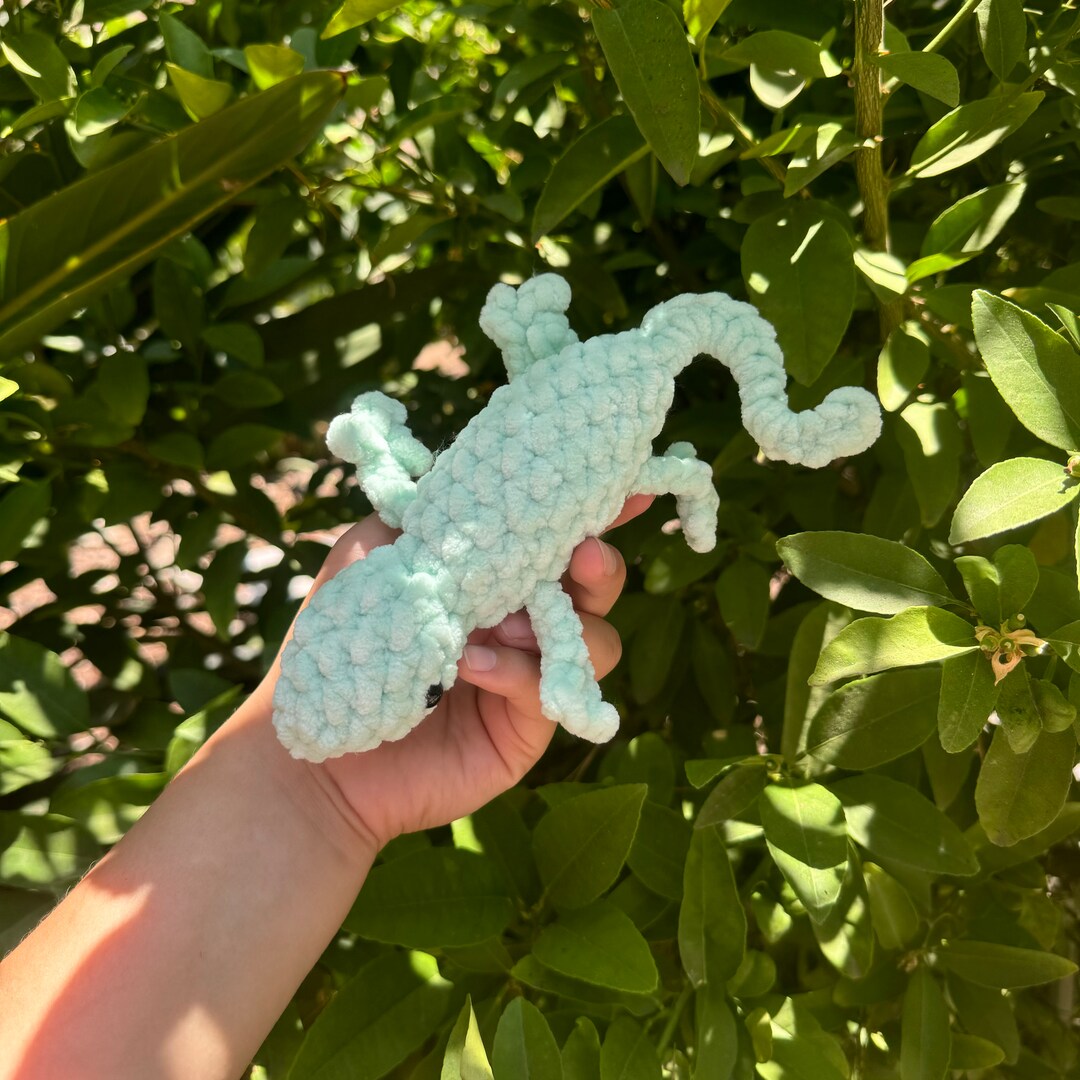 Crochet PATTERN No Sew Lizard Small Easy Beginner Crochet Pattern ...
