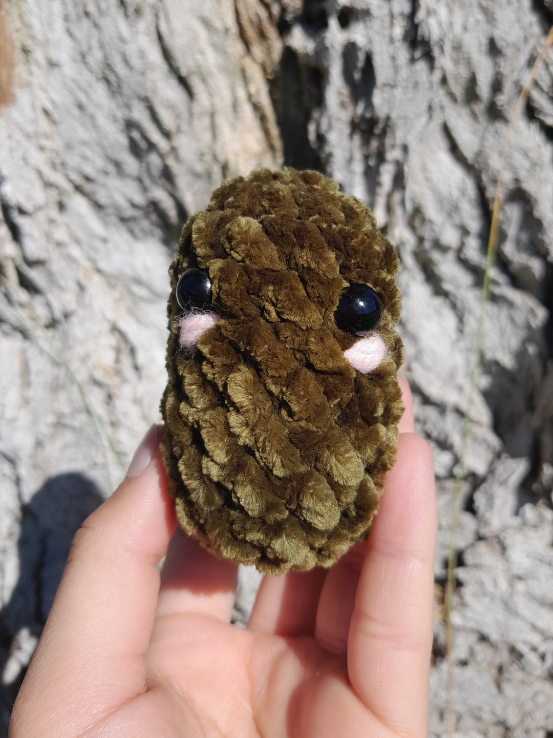 No-sew Mini Pickle Pattern Easy Beginner Amigurumi Crochet - Etsy