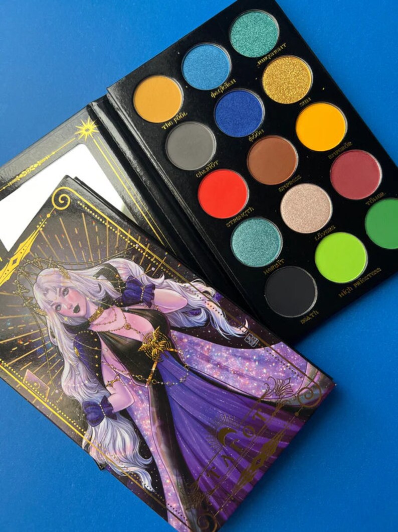 Tarot Card Eyeshadow Makeup Palette Horoscopes Astrology - Etsy