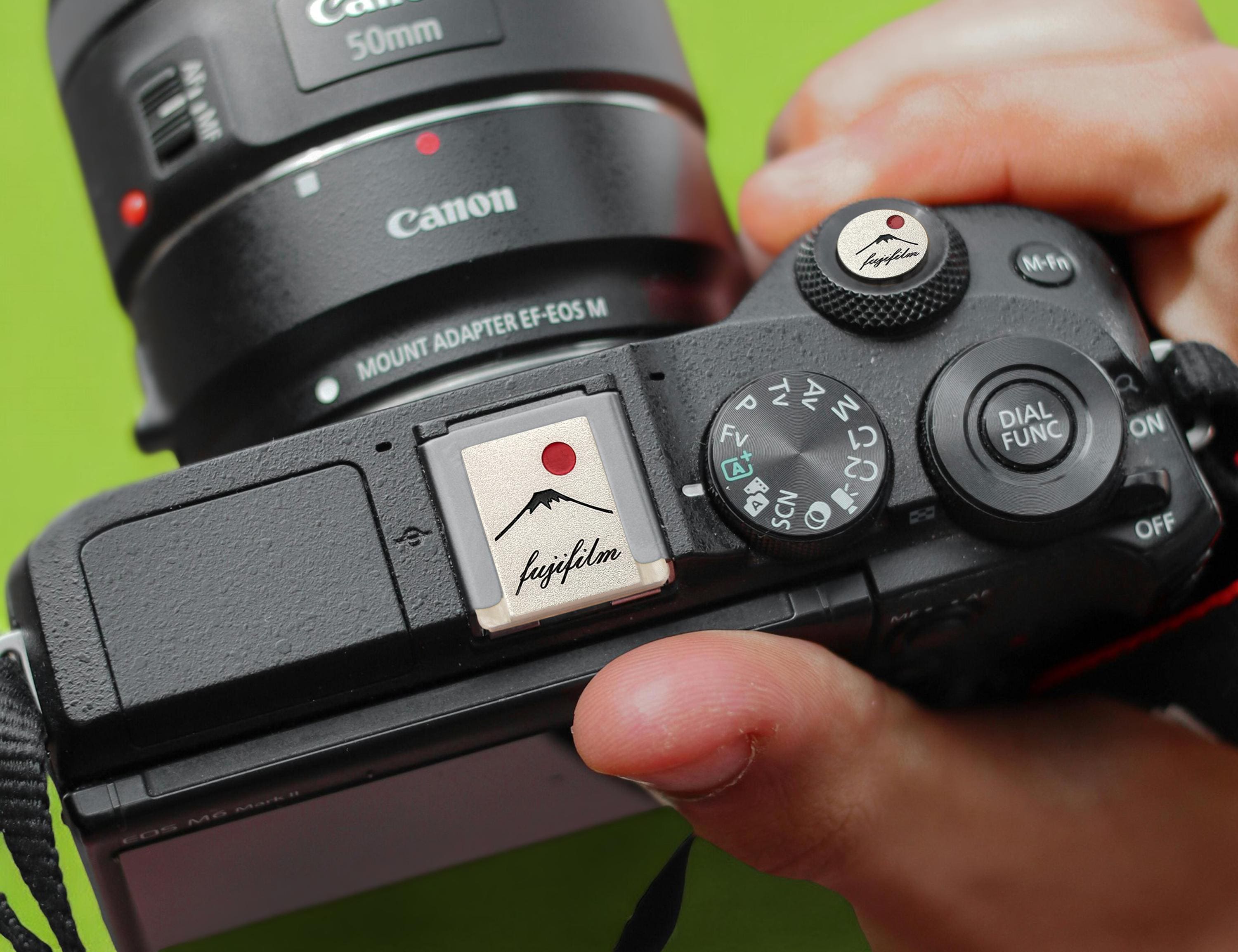 Japanese Style Camera Hot Shoe Cover, Quick Release Button, Gift for ...
