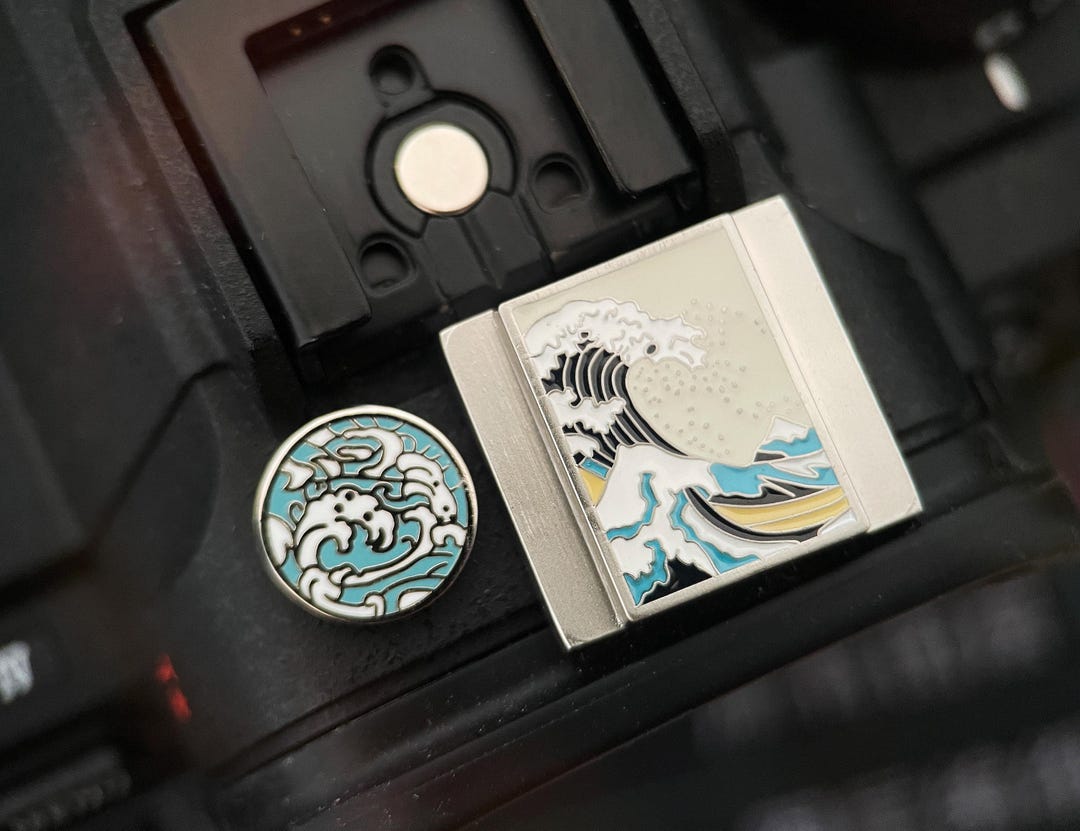 Sea Wave Camera Protection Set, Camera Hot Shoe Cover, Shutter Button ...