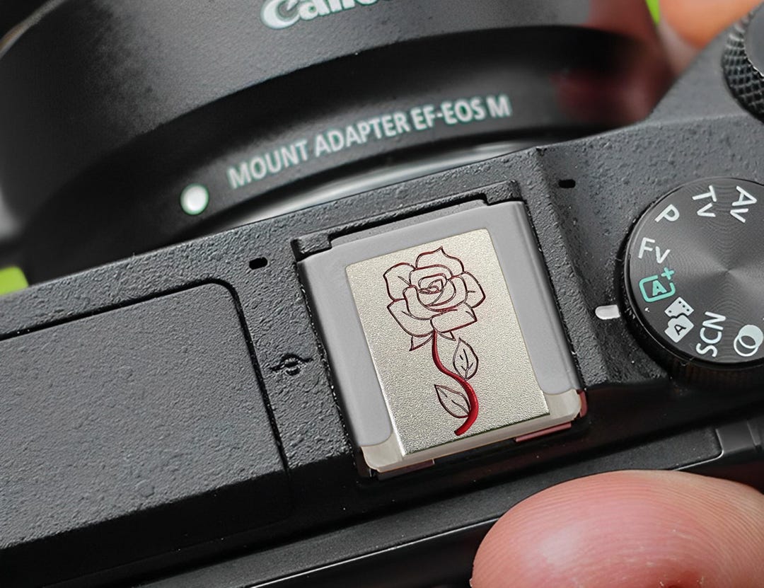 Red Rose Camera Hot Shoe Cover, Camera Protection, Camera Dust Cover ...