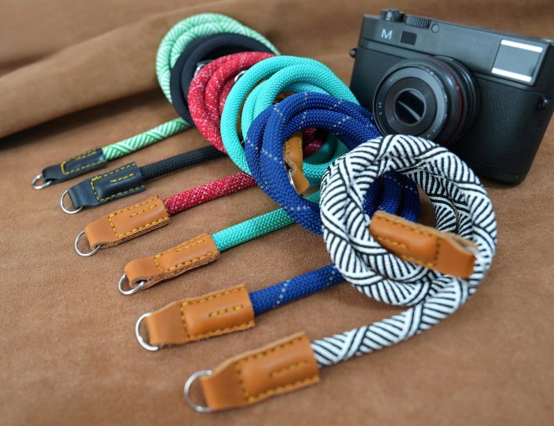 Handmade Climbing Rope Camera Strap – Hand-stitched With Genuine ...