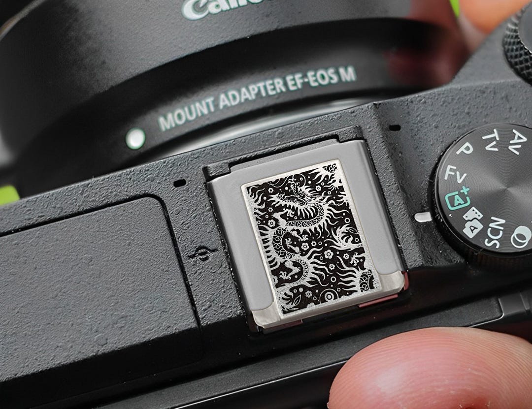 Dragon Inspired Camera Dust Cover, Personalized Camera Hotshoe Cover ...