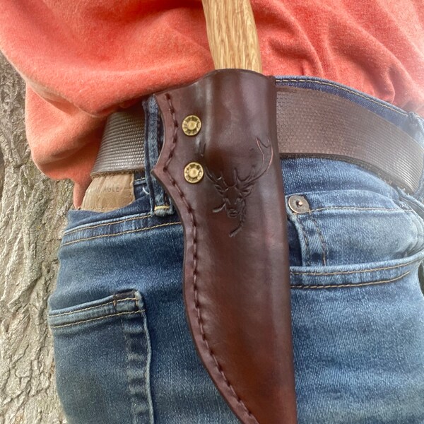Leather Sheath for Fixed Blade - Etsy