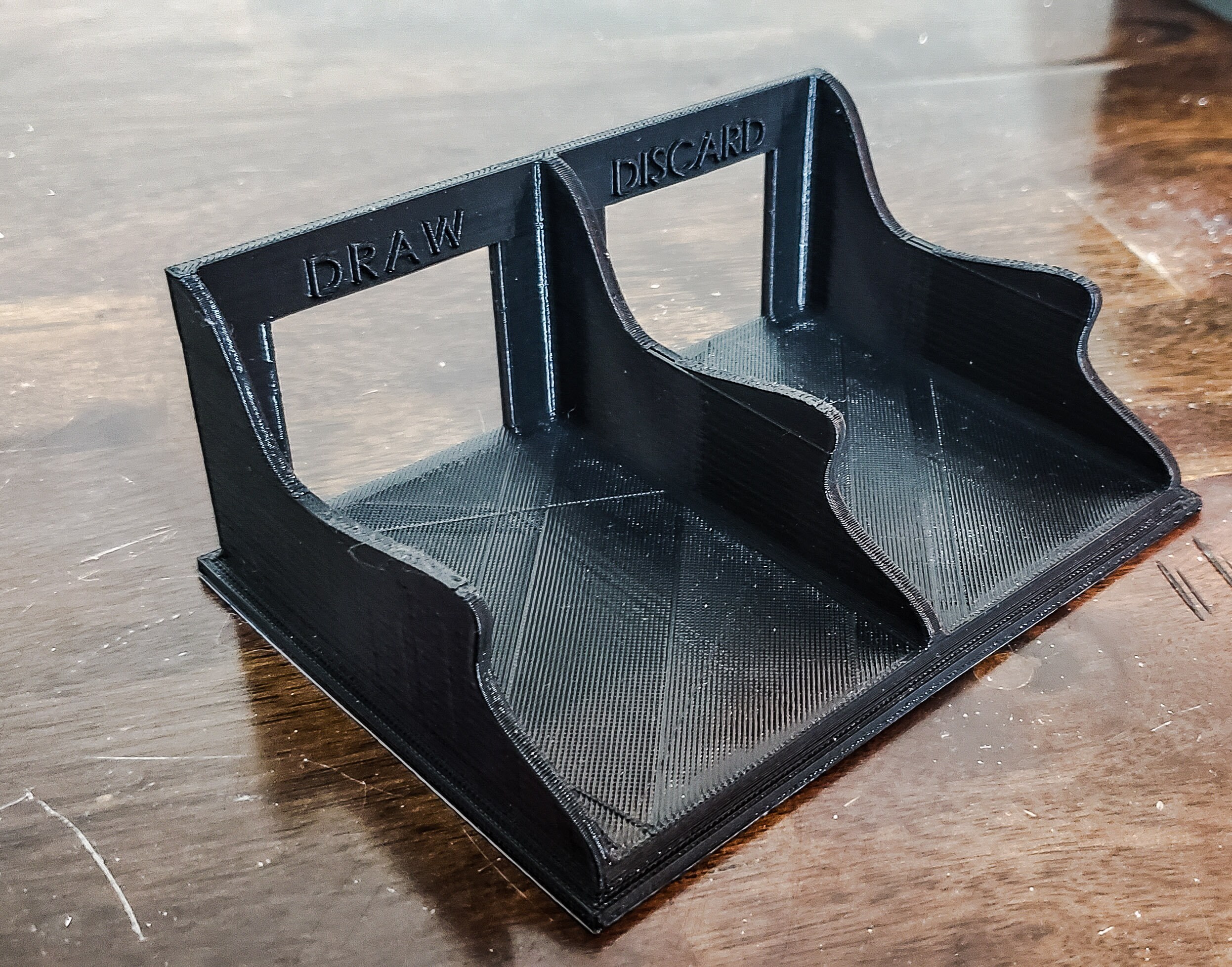 3D Printed Tall Draw and Discard Holder | Etsy