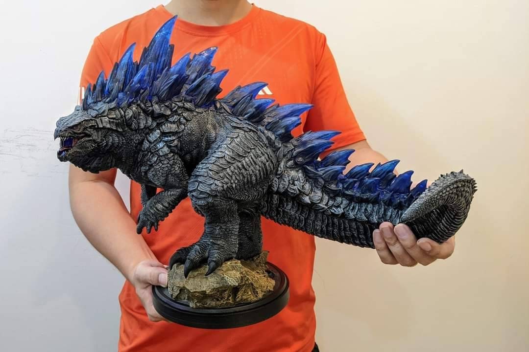 King of Monster Godzilla mit LED-Lichtern - Etsy Österreich