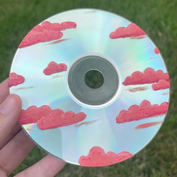 Lavender CD Painting - Etsy