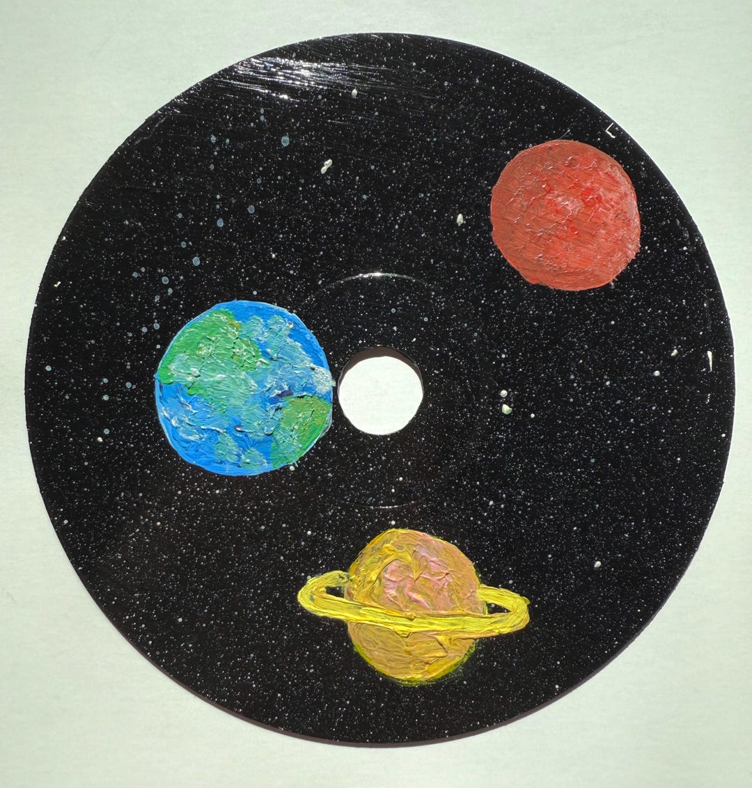 Planet CD Painting - Etsy