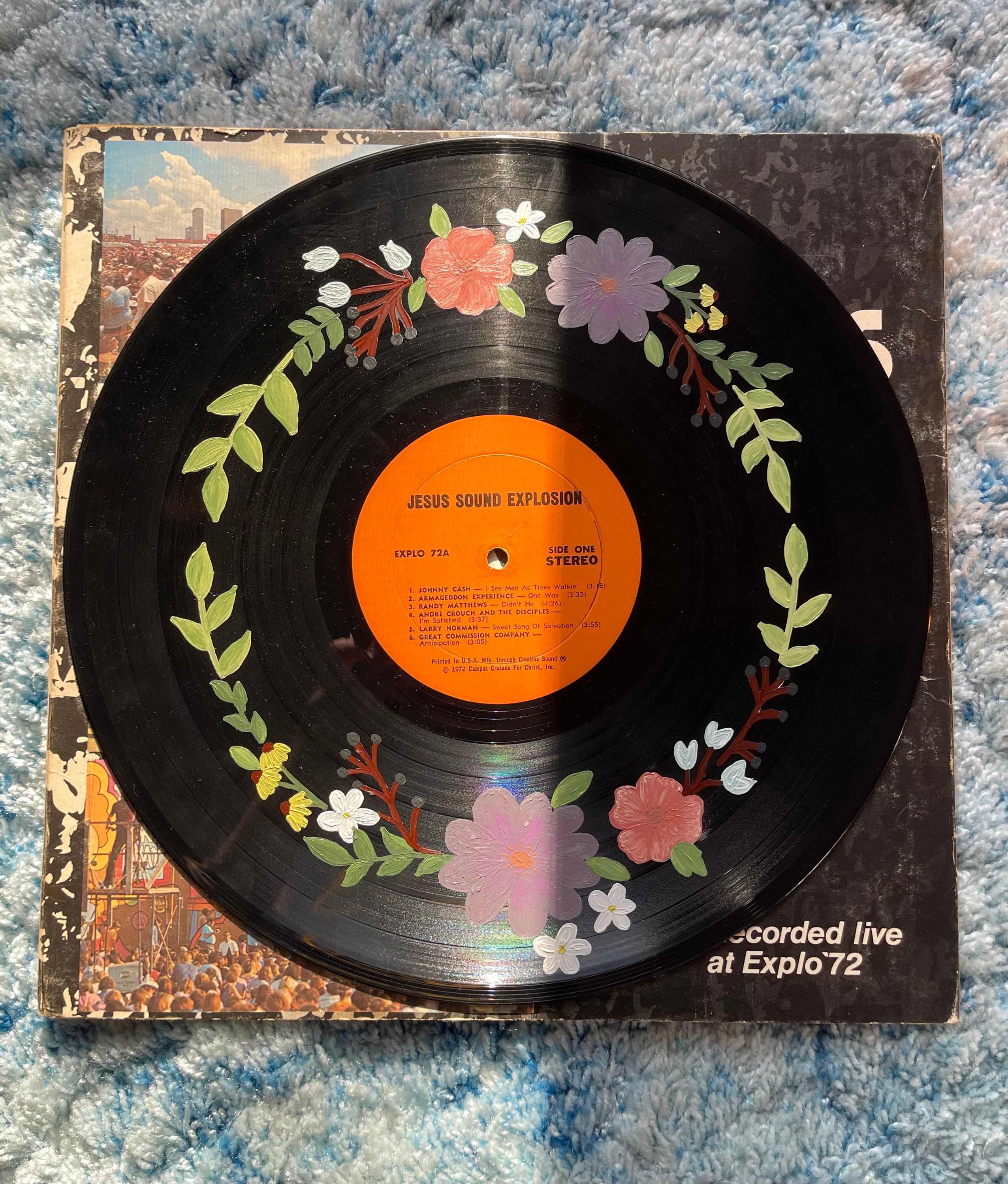 Simple Flower Record Painting - Etsy