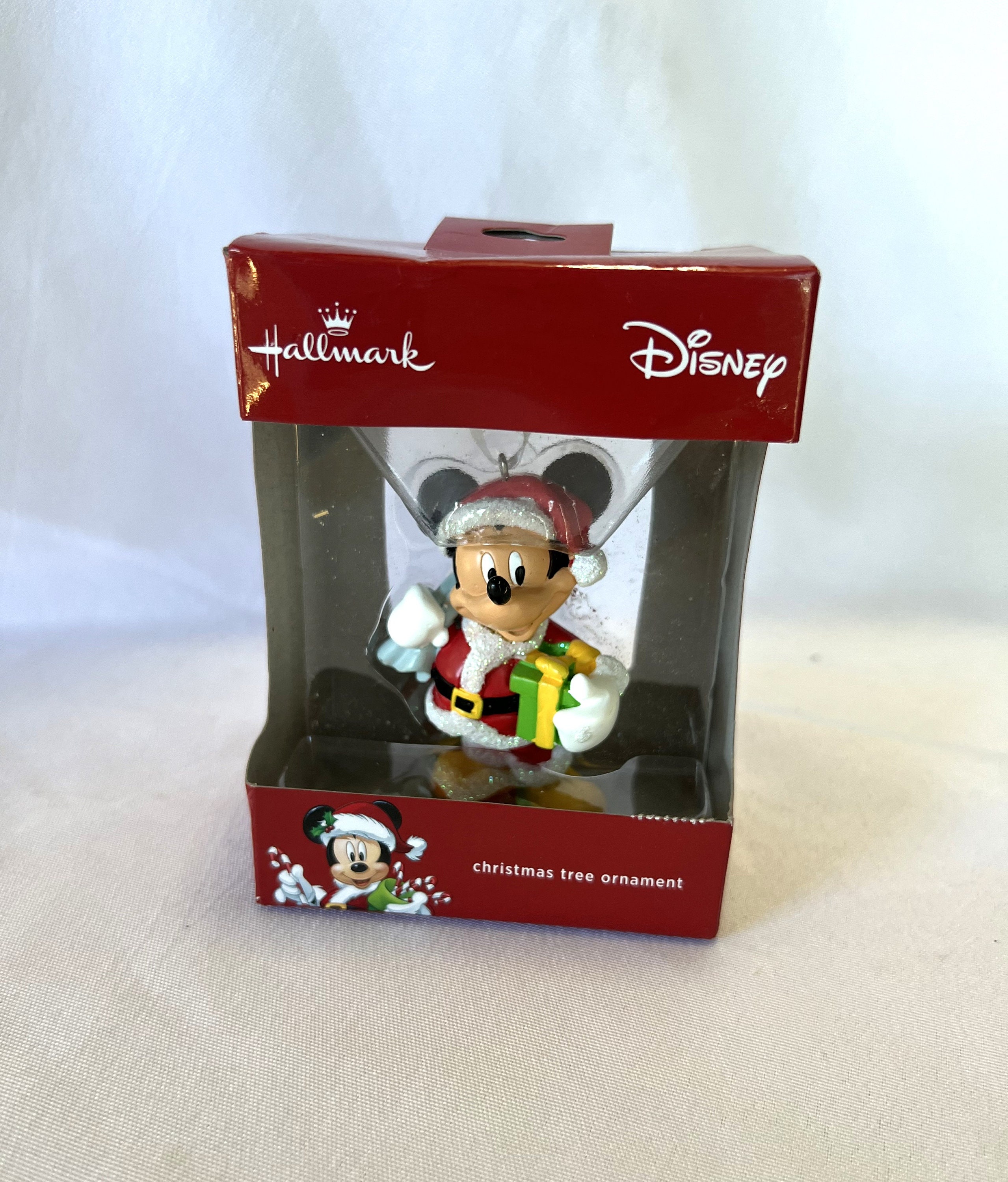 Vintage Disney Hallmark Mickey Mouse Santa Christmas Holiday - Etsy