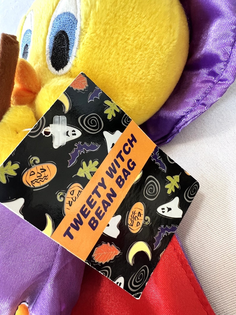 Vintage Looney Tunes Warner Brothers Plush Beanie Toy Set Devil Taz ...