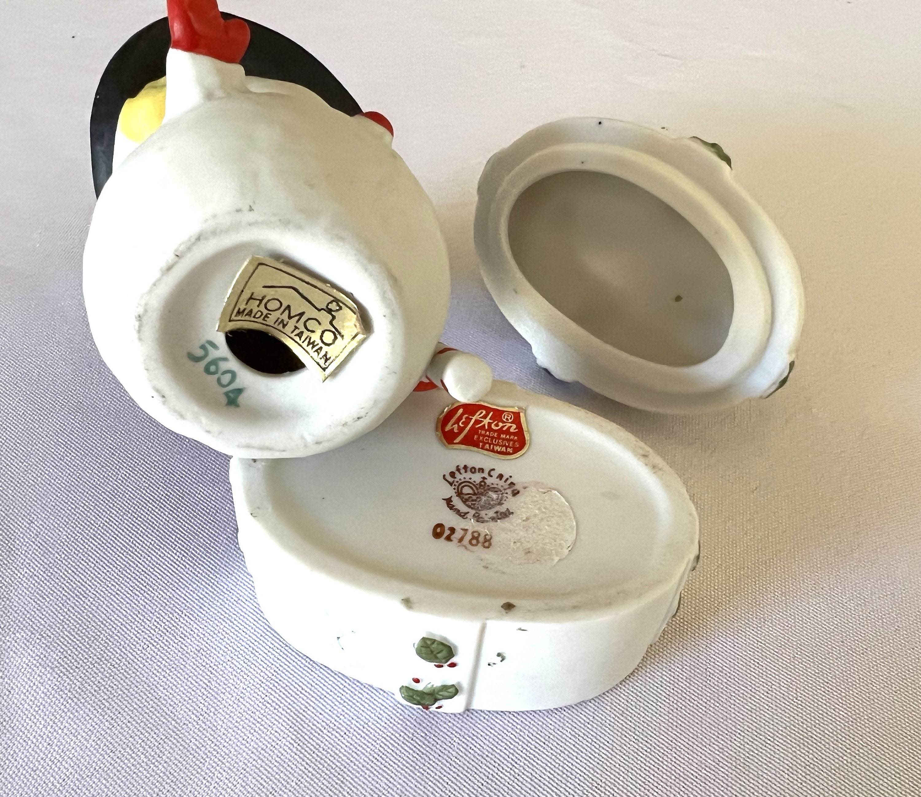 Vintage Snowman Koala Lefton & Homco Hand Painted Fine China - Etsy