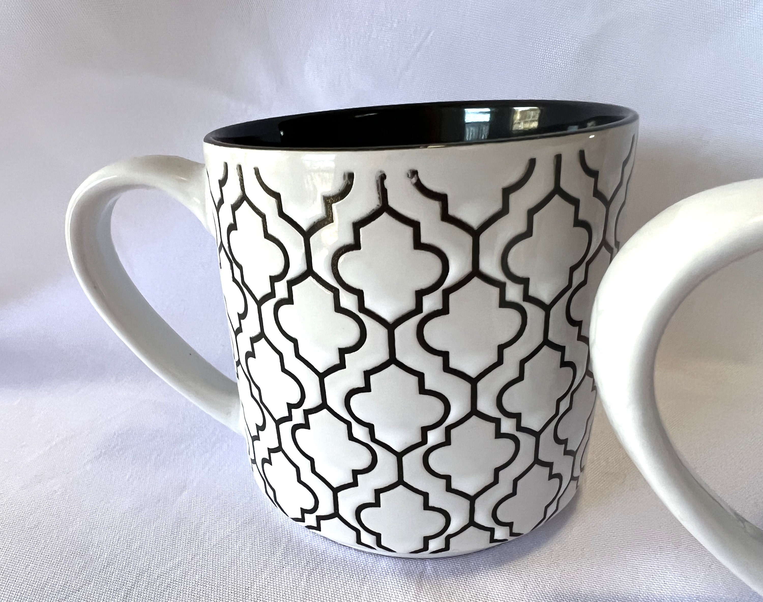 Vintage Graydon Hall Stackable Ceramic Mugs Purple Sunglass - Etsy