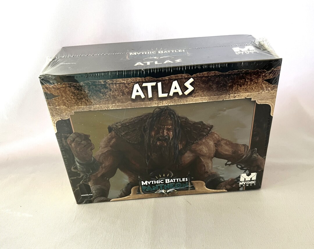 Vintage God Atlas Mystic Battles Pantheon Toy by Monolith Mythic Games ...