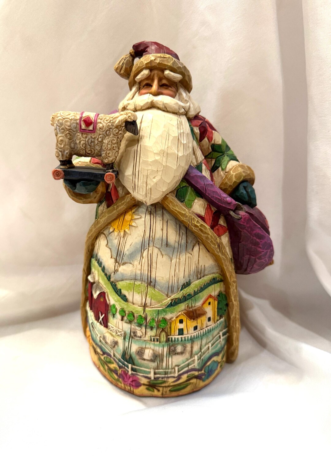 Jim Shore Santa Claus "two-by-two" Collectable Art Figure Figurine # ...
