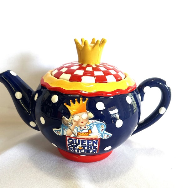 Crown Teapot - Etsy